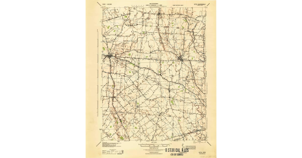1940s Maps of Greene County, OH | Pastmaps