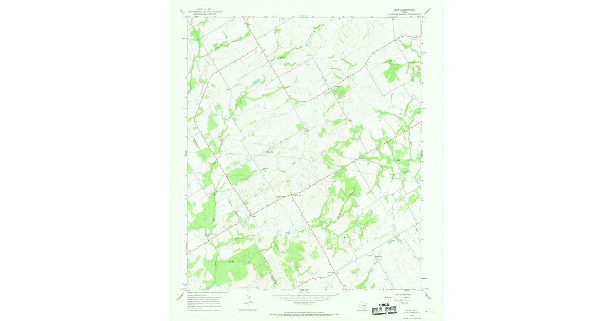 1960s Maps of Buffalo Mop, TX | Pastmaps