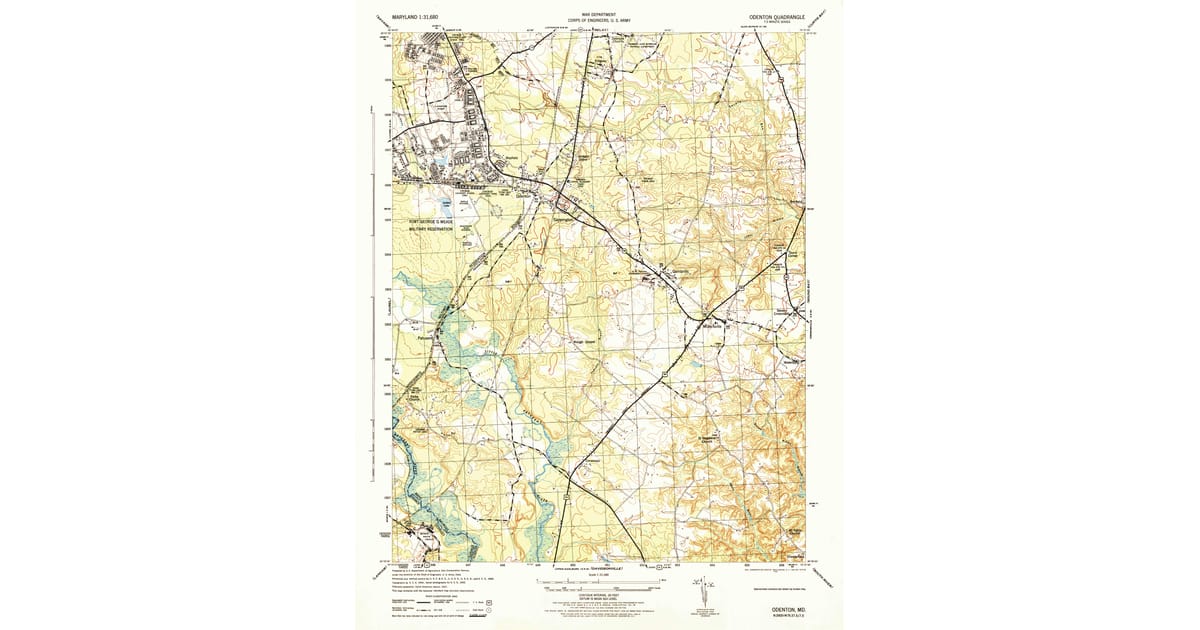 1940s Maps of Pioneer City, MD | Pastmaps