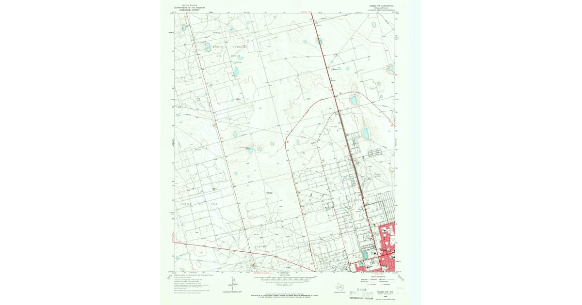 1960s Maps of White Replat, Ector County | Pastmaps