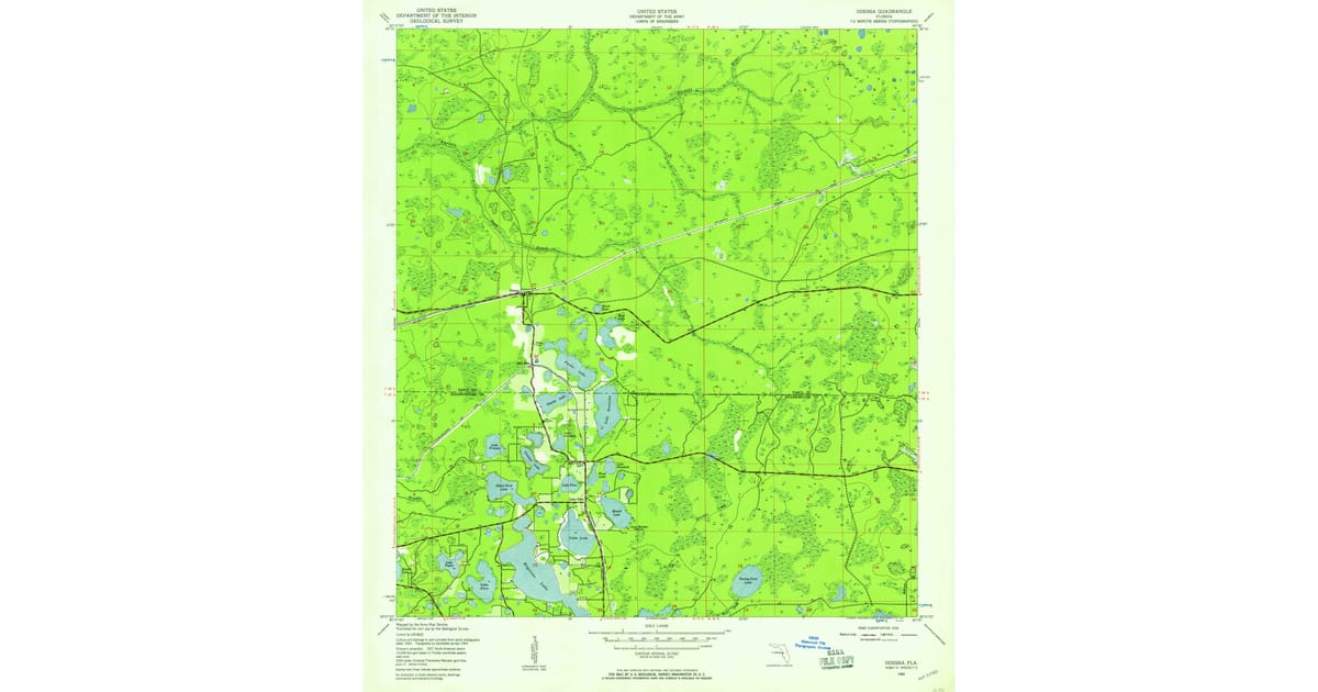 Old Maps of Odessa, FL for Genealogy | Pastmaps