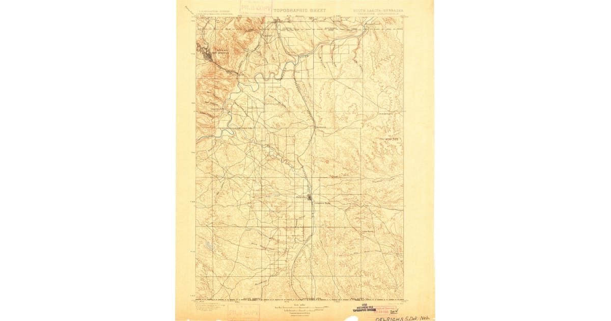 1900-1909 Maps of Buffalo Gap, SD | Pastmaps