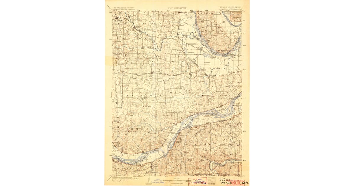 Old Maps of Newport Landing, Saint Louis County for Genealogy | Pastmaps