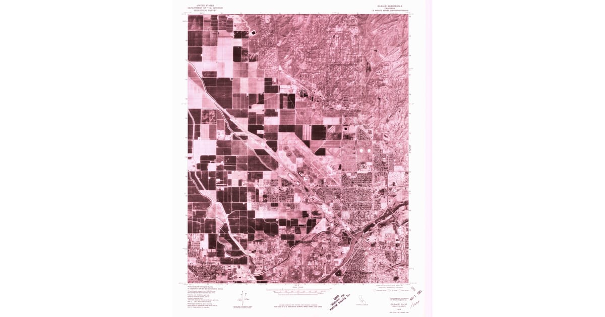1970s Maps of Oildale, CA | Pastmaps