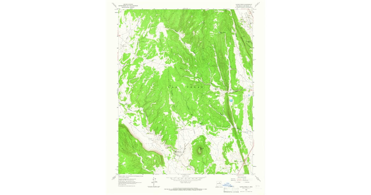 1960s Maps of Forest Ranch, NM | Pastmaps