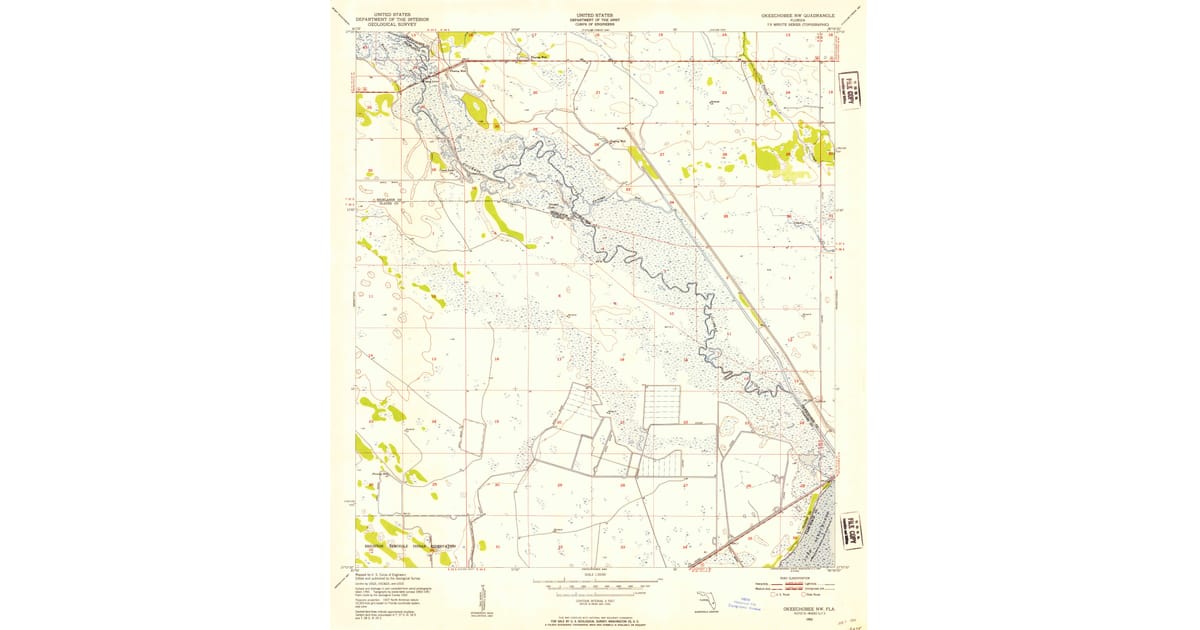 Old Maps of Glades County, FL | Pastmaps