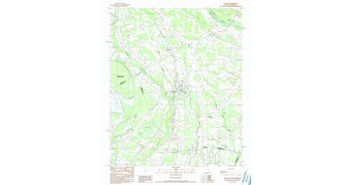 1990s Maps of Sumter County, SC | Pastmaps