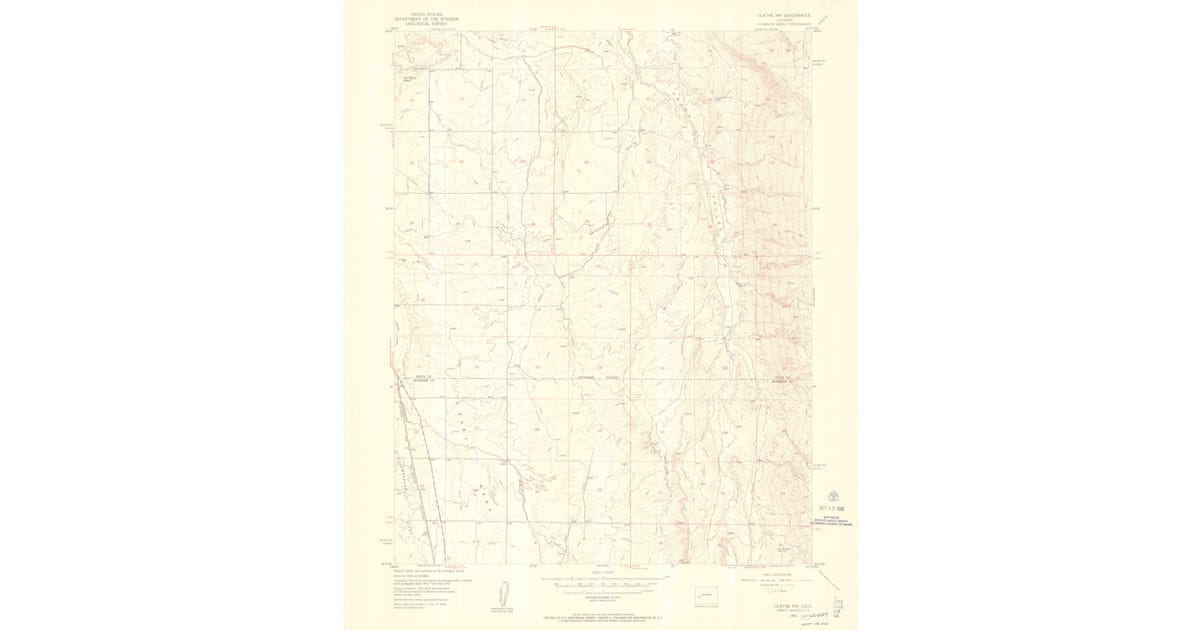 1950s Maps of Delta County, CO | Pastmaps