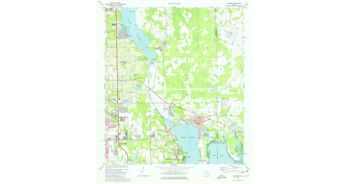 1970s Maps of West Hampton, FL | Pastmaps