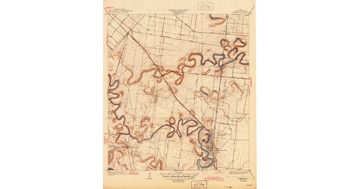 1940s Maps of Cameron County, TX | Pastmaps