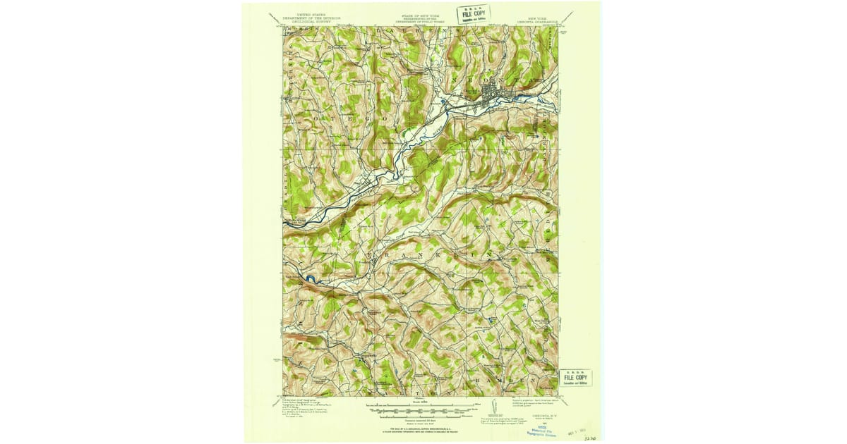 Old Maps of Oneonta, NY | Pastmaps