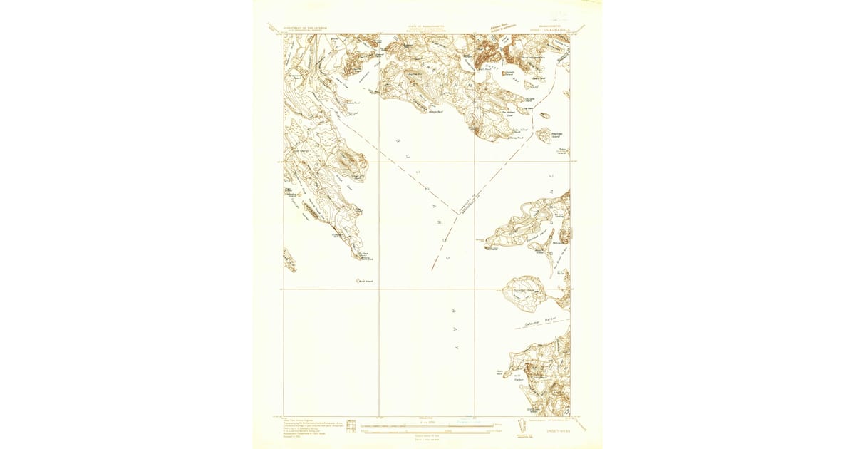 1936 Map of Onset, MA — High-Res | Pastmaps