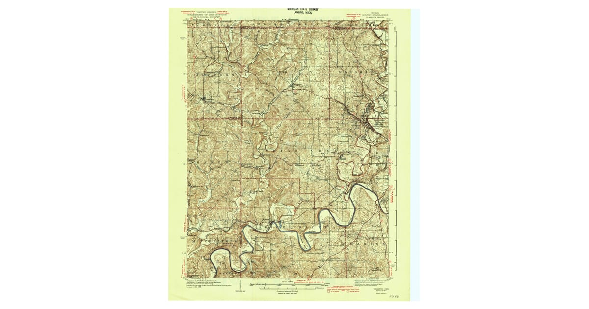 1940s Maps of Murdock, IN | Pastmaps