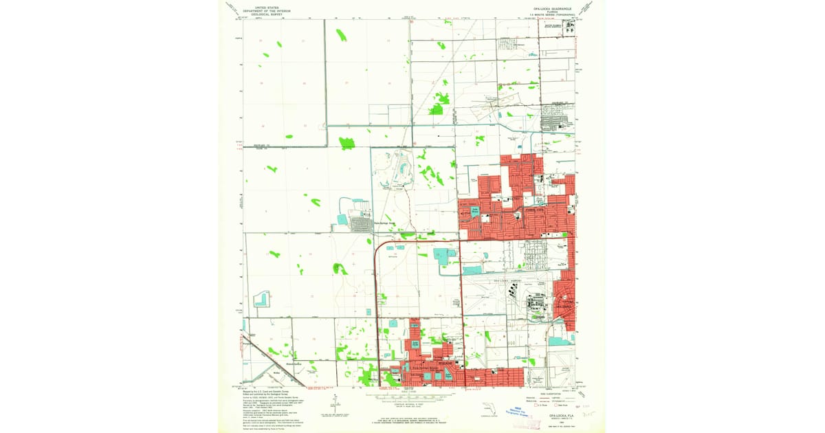 1960s Maps of Miami Lakes, Miami-Dade County | Pastmaps