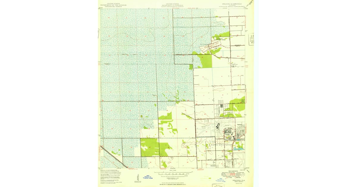 Old Maps of Palm Springs Estates, FL for Academic Research | Pastmaps