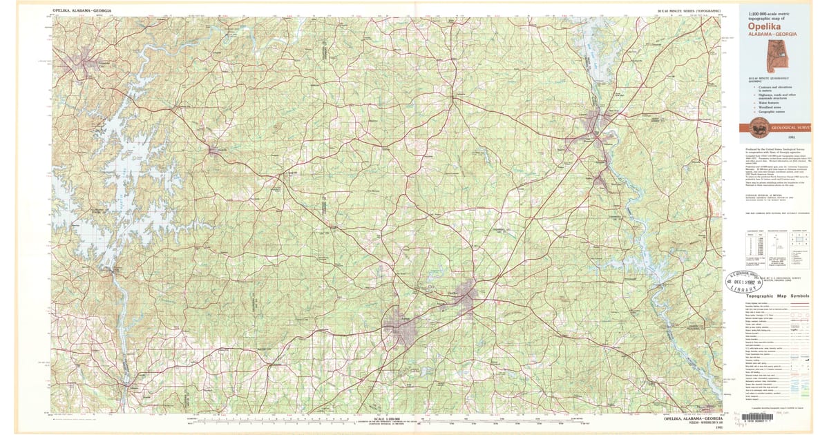 1980s Maps of Columbus, GA | Pastmaps