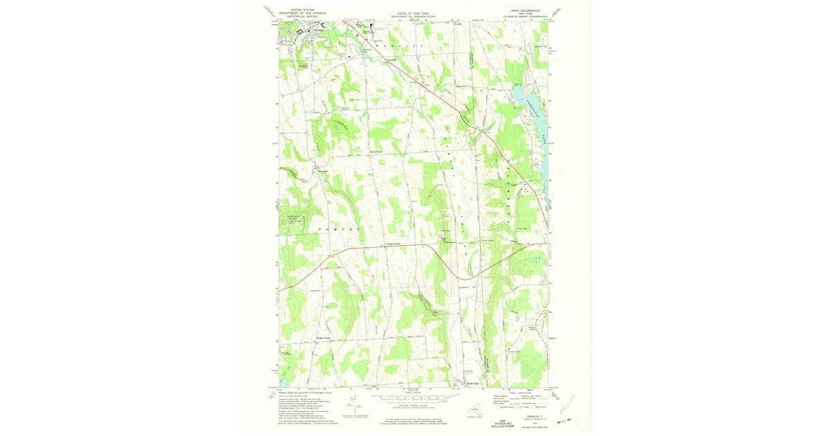 1970s Maps of Madison County, NY | Pastmaps