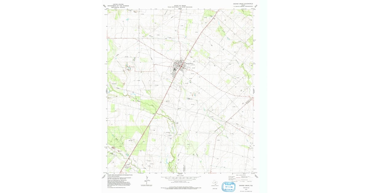 1970s Maps of Rolling Acres Colonia, TX | Pastmaps