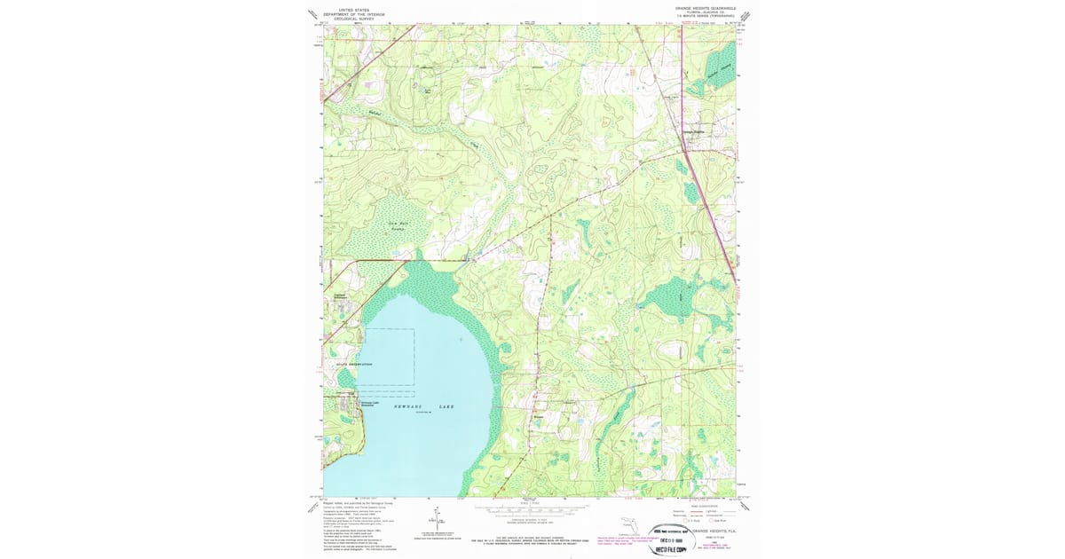 1960s Maps of Orange Heights, FL | Pastmaps