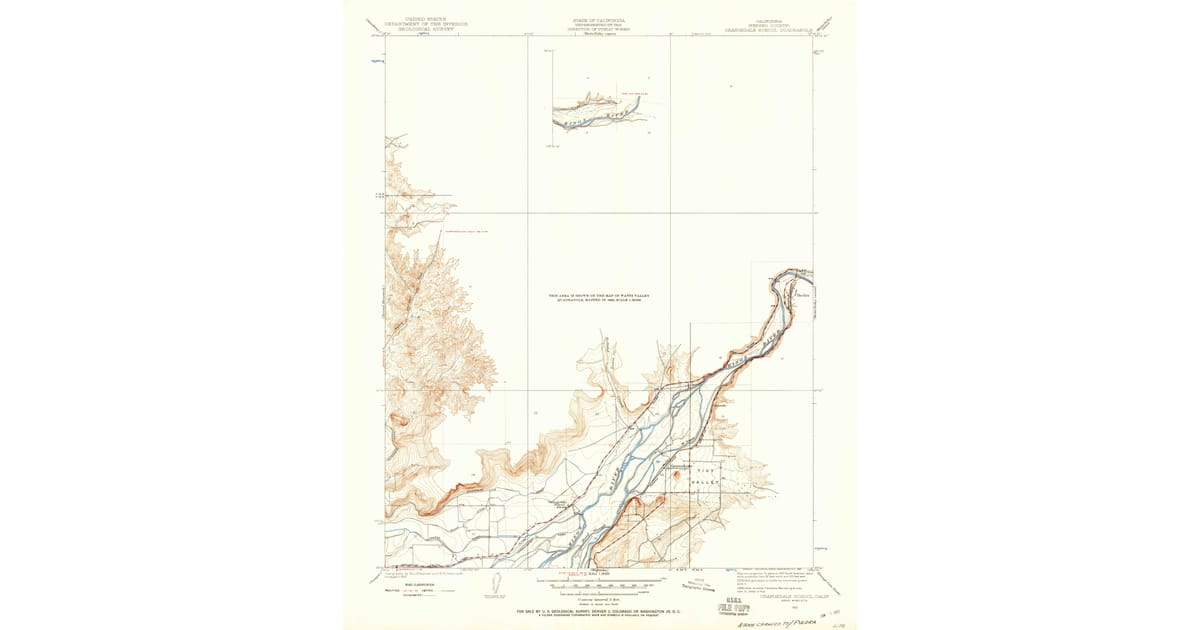 Old Maps of Elk, CA for Metal Detecting | Pastmaps