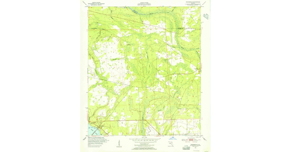 1950s Maps of Fruit Cove, FL | Pastmaps
