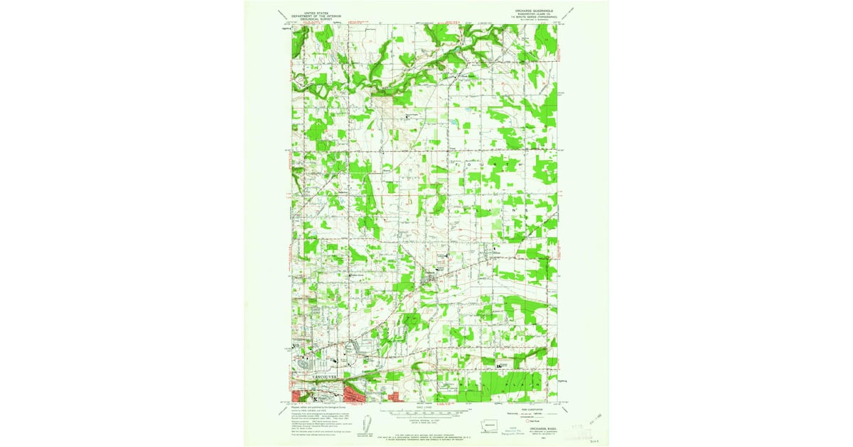 1960s Maps of Northeast Hazel Dell, Clark County | Pastmaps