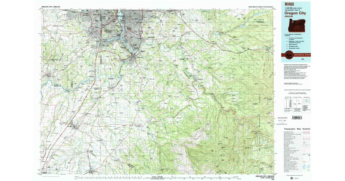 1980s Maps of Wilsonville, OR | Pastmaps