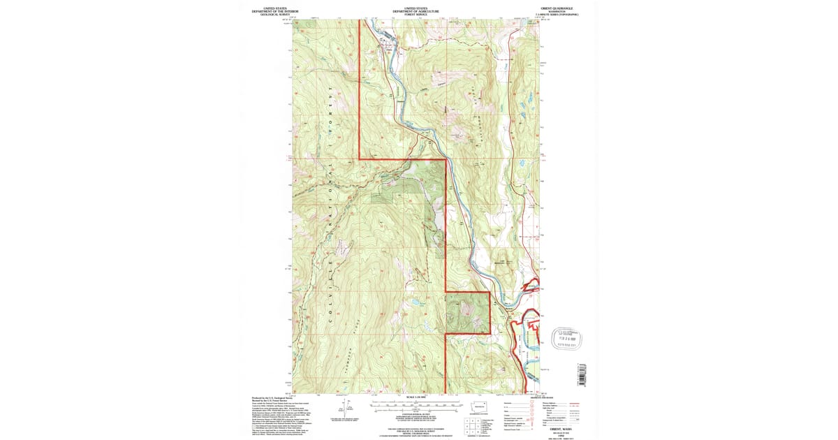 1990s Maps of Barstow, WA | Pastmaps