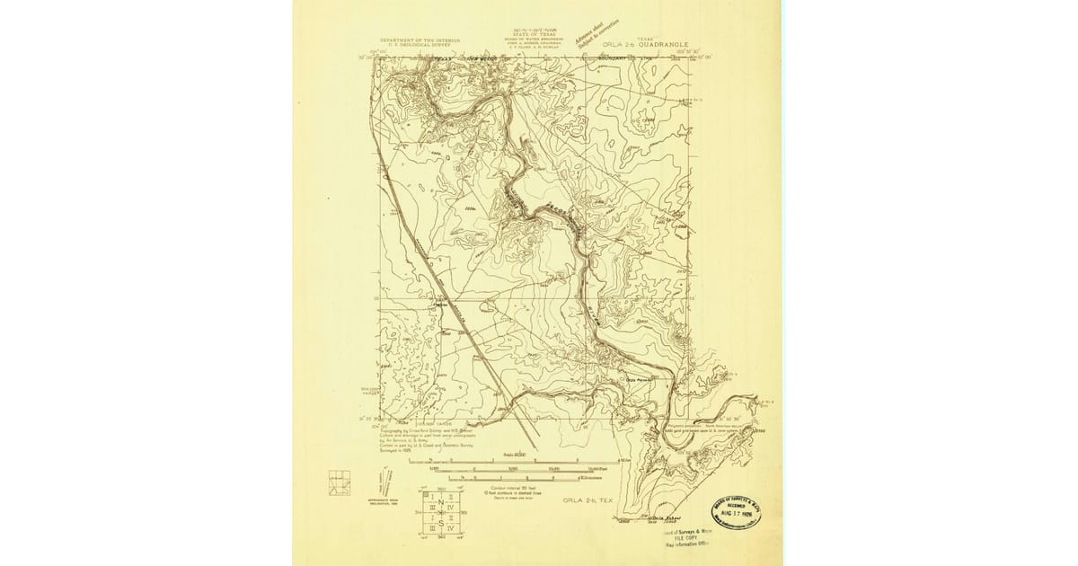 Old Historical Maps of Loving County, TX | Pastmaps