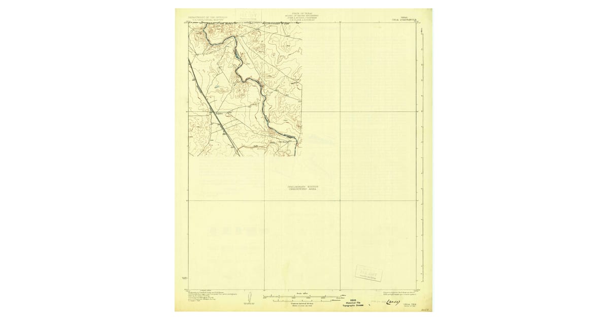 1930s Maps of Loving County, TX | Pastmaps