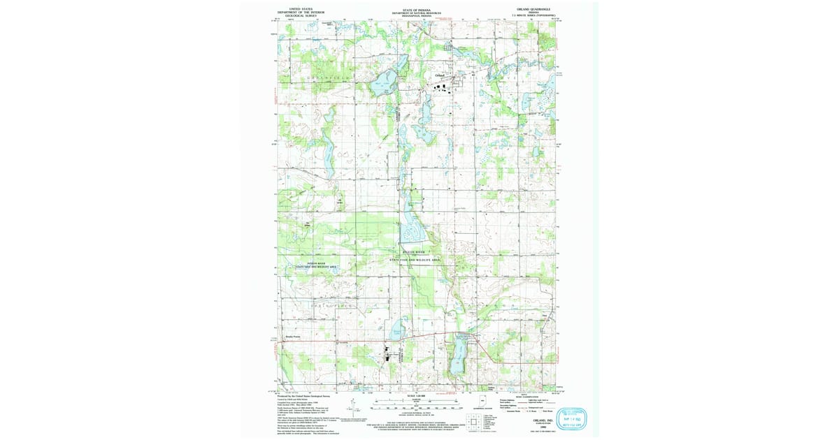 1990s Maps of Flint, IN | Pastmaps
