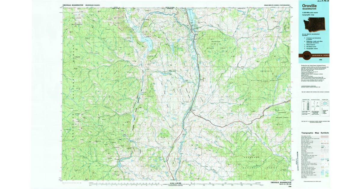 1980s Maps of Chesaw, WA | Pastmaps