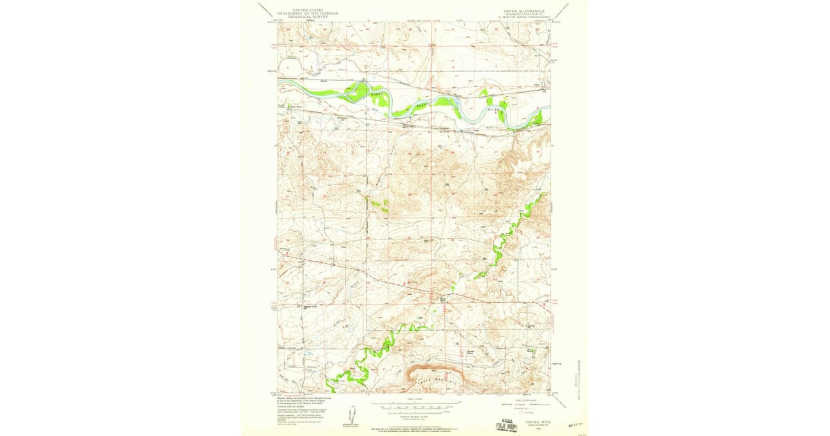 Old Maps of Orpha, WY | Pastmaps
