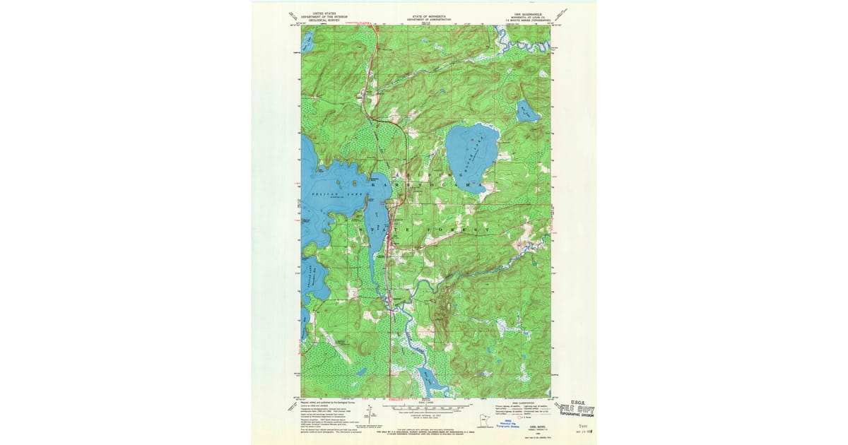 1969 Map of Orr, MN — High-Res | Pastmaps