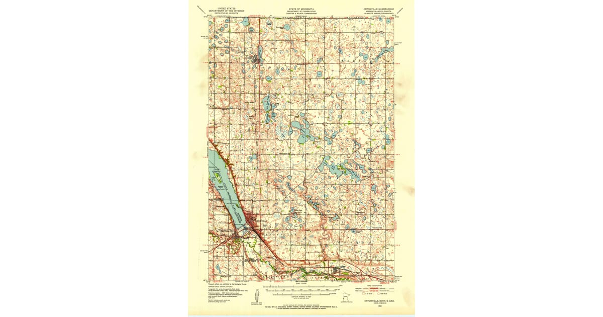1950s Maps of Roberts County, SD | Pastmaps