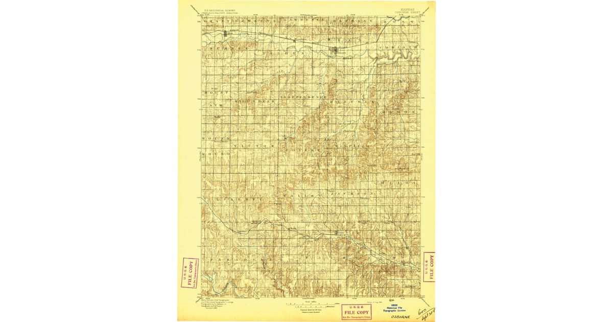 Old Maps of Covert, KS | Pastmaps