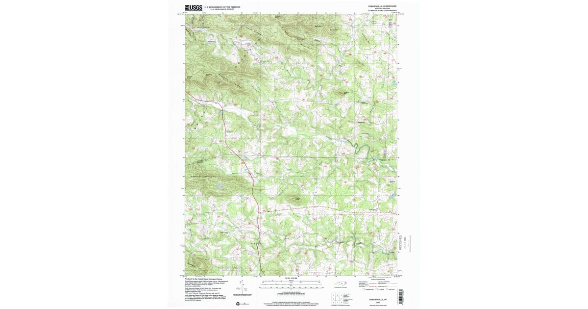1990s Maps of New Castle, NC | Pastmaps