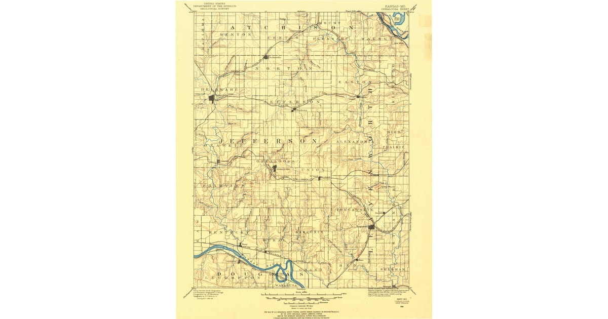 1800s (19th Century) Maps of Springdale, KS | Pastmaps