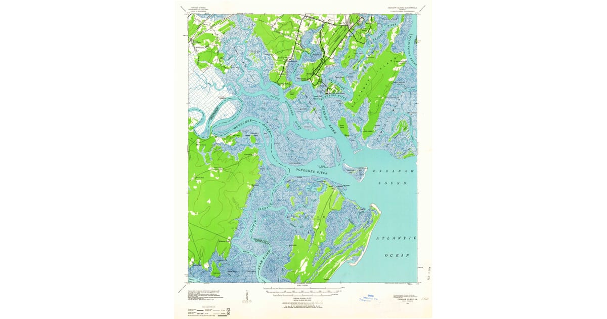 Old Maps of Georgetown, GA for Genealogy | Pastmaps
