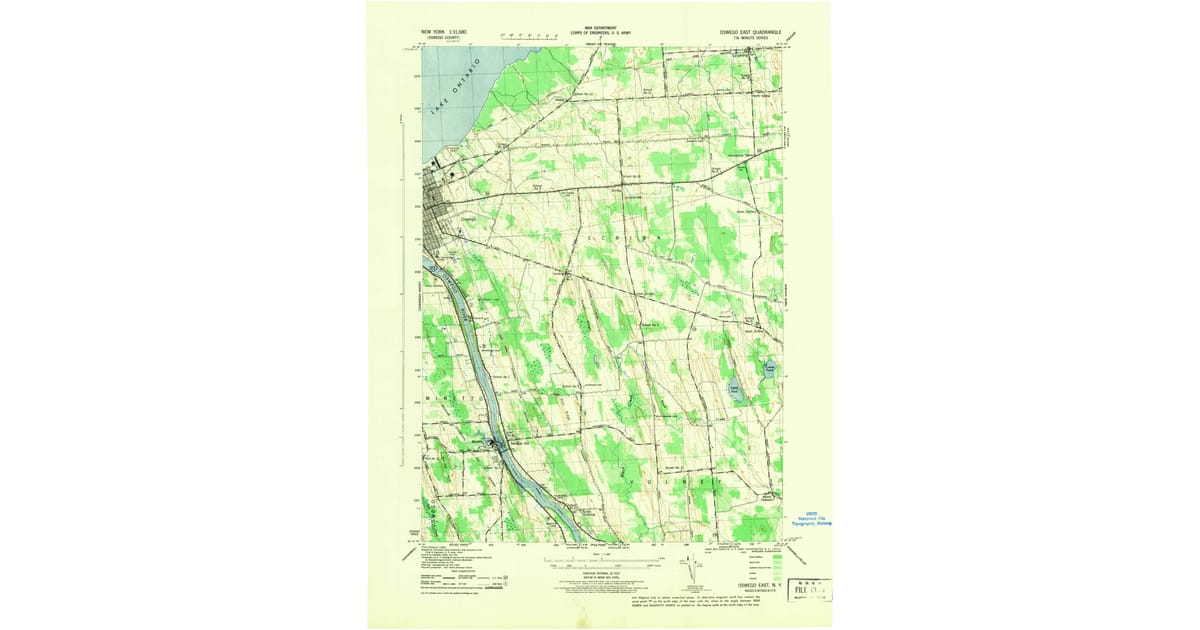 1940s Maps of Volney, NY | Pastmaps