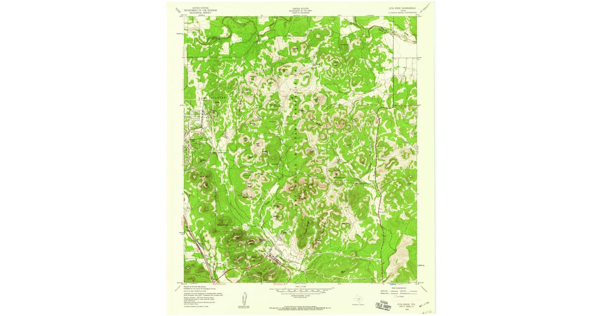 1950s Maps of Fair Oaks Ranch, TX | Pastmaps
