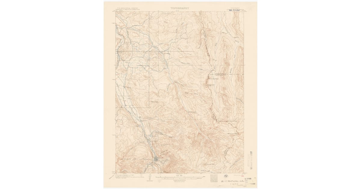 1904 Map of Ouray, CO — High-Res | Pastmaps