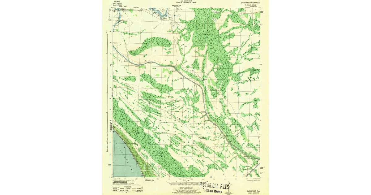 Old Maps of Saint Joe Beach, FL | Pastmaps