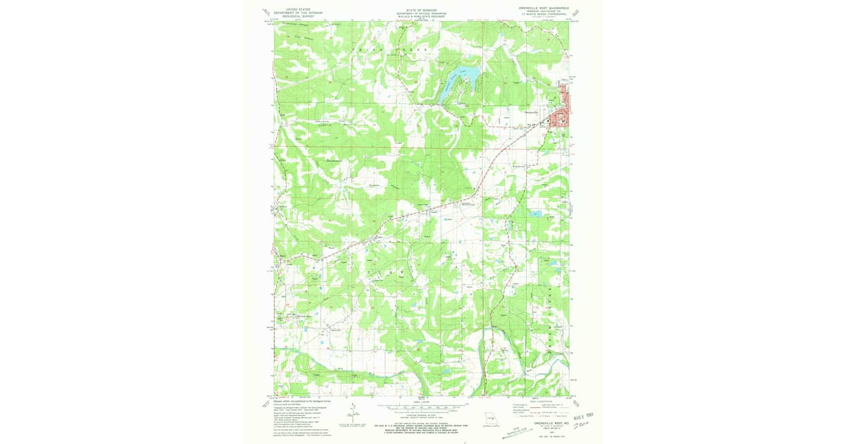 1981 Map of Owensville West, Gasconade County, MO — High-Res | Pastmaps