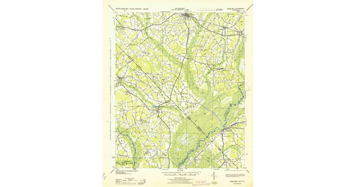 Old Maps of Robeson County, NC | Pastmaps