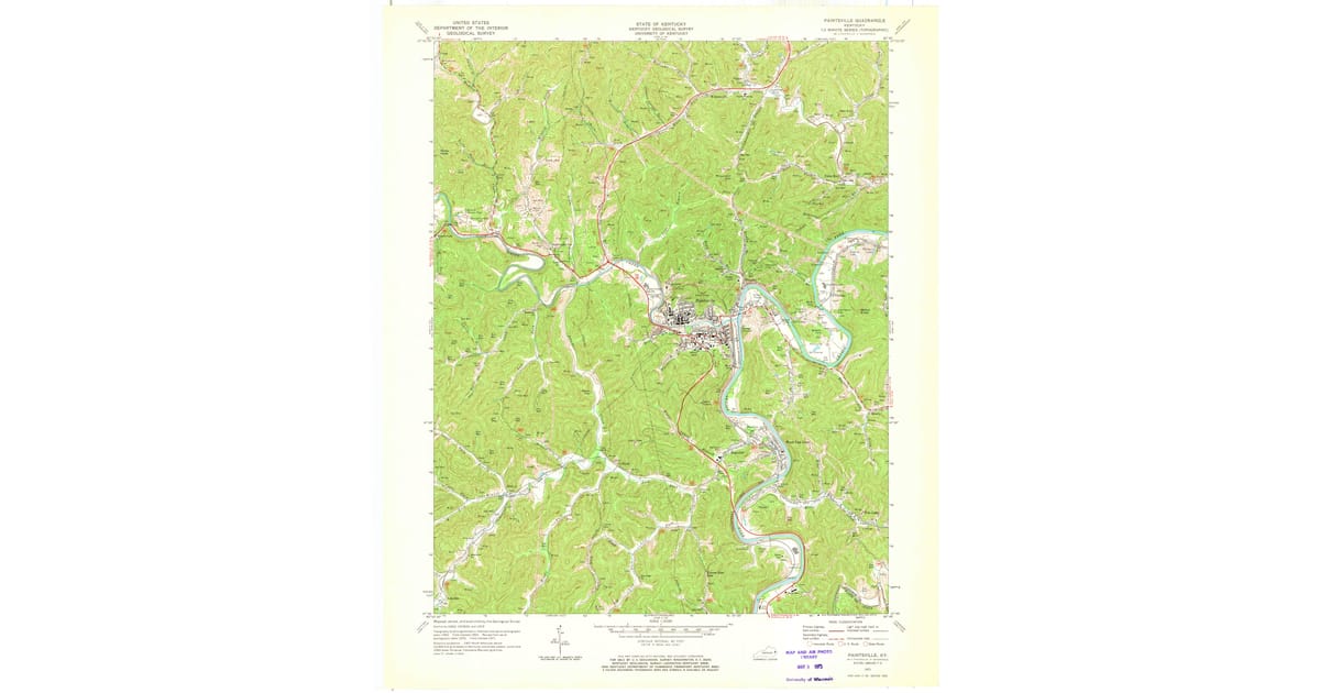 1970s Maps of Floyd County, KY | Pastmaps