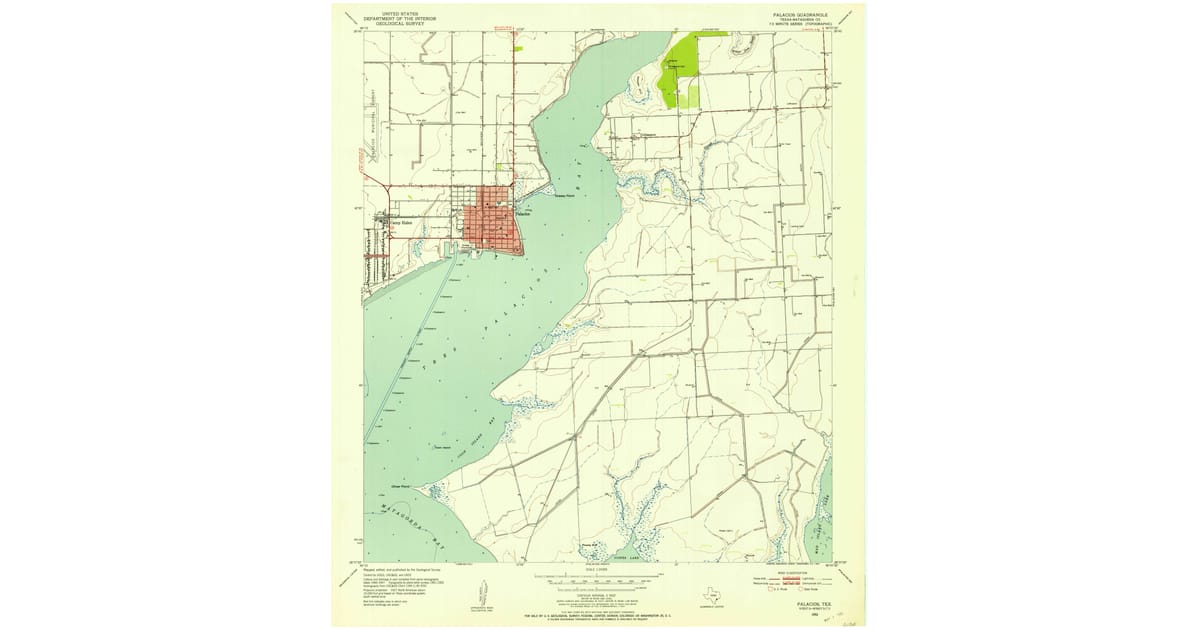 Old Maps of Palacios, TX | Pastmaps