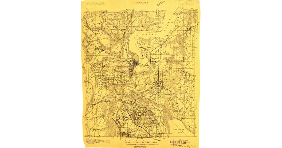 1900s (20th Century) Maps of Florida | Pastmaps