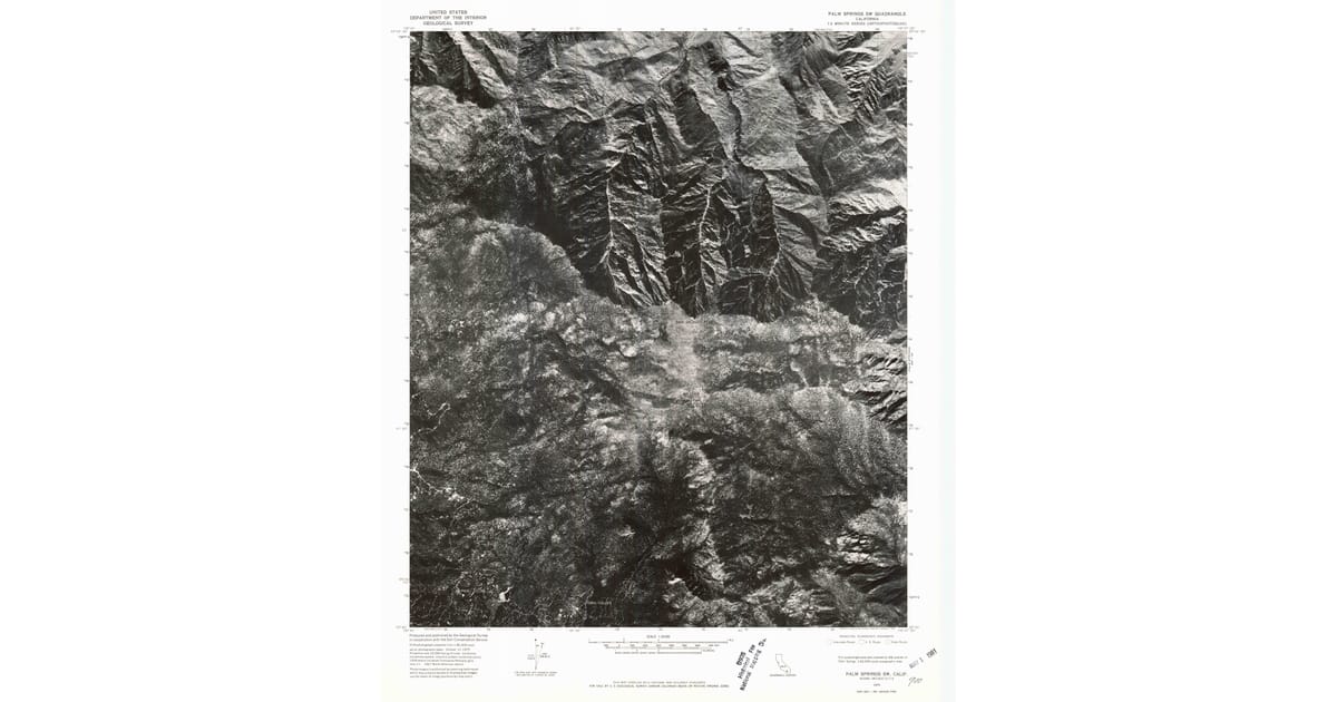 1970s Maps of Fern Valley, Idyllwild-Pine Cove | Pastmaps