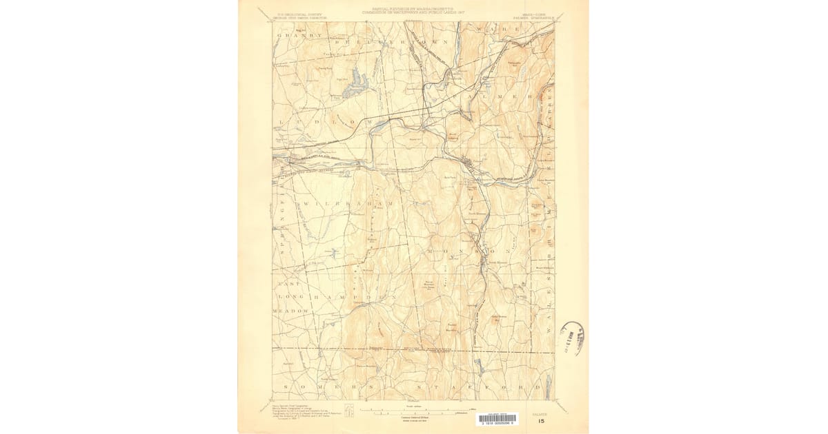 1887 Map of Palmer, Hampden County, MA — High-Res | Pastmaps